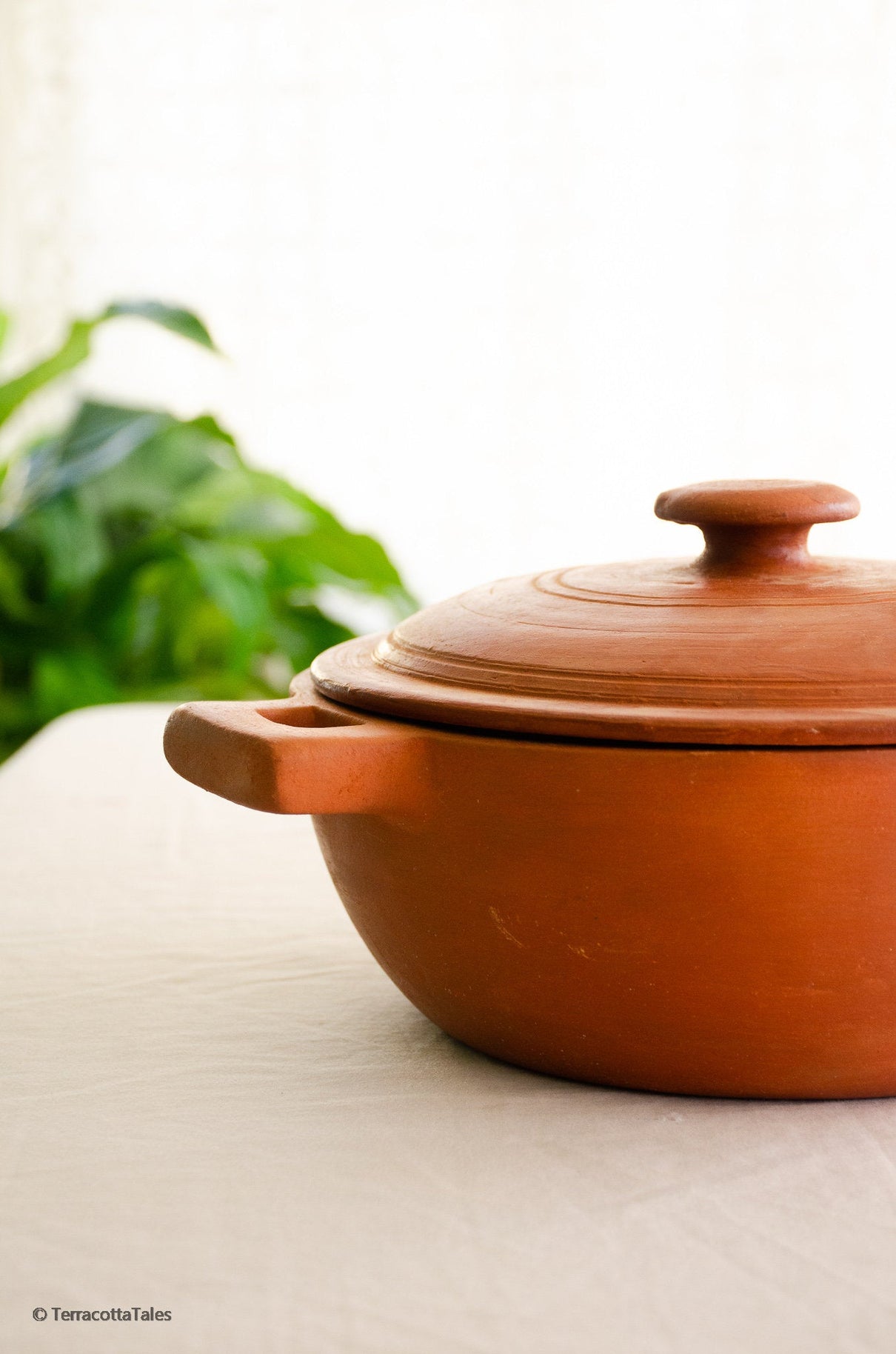 Handmade Terracotta cookware, Clay Pot for cooking with Lid – The ...