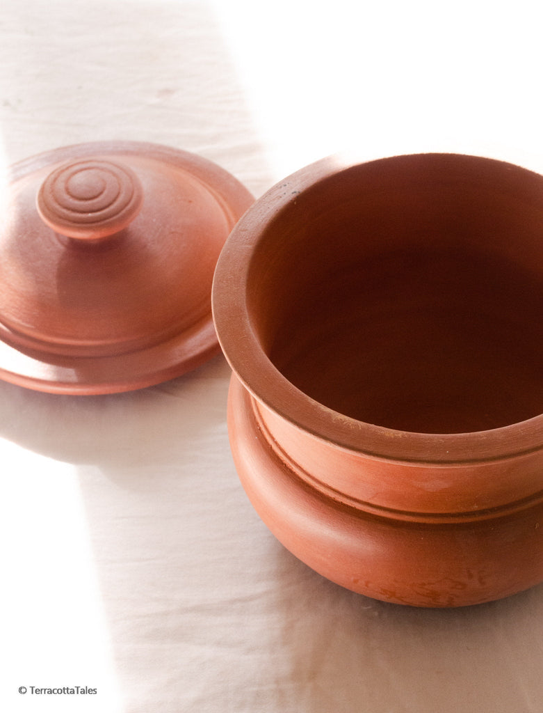 Handmade Terracotta cookware | Biryani Clay Cooking Pot with Lid – The ...